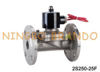 China DN25 Flange 2S250-25 2/2 NC Stainless Steel Solenoid Valve for sale