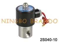 China 2S040-10 3/8'' Stainless Steel Electric Solenoid Valve 24V 110V 220V for sale