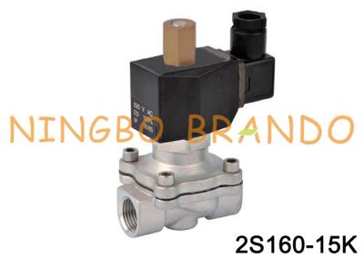 China 1/2'' Normally Open Stainless Steel Electric Solenoid Valve 24V 220V for sale