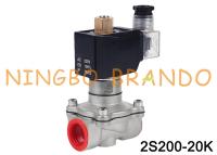 China 2-Way Normally Open 3/4'' Stainless Steel Solenoid Valve 220V 24V for sale