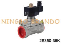 China 1-1/4 inch Normally Open Stainless Steel Solenoid Valve 24VDC 220VAC for sale