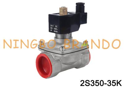 China 1-1/4 inch Normally Open Stainless Steel Solenoid Valve 24VDC 220VAC for sale
