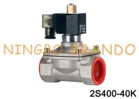 China 1-1/2'' Stainless Steel Solenoid Valve N/O 24V 110V 220V for sale