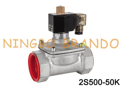 China 2 inch Stainless Steel Normally Open Solenoid Valve 220V 12V 24V for sale