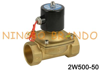 China 2 Inch Solenoid Water Air Valve 2W500-50 Control Valve 24V 110V 220V for sale
