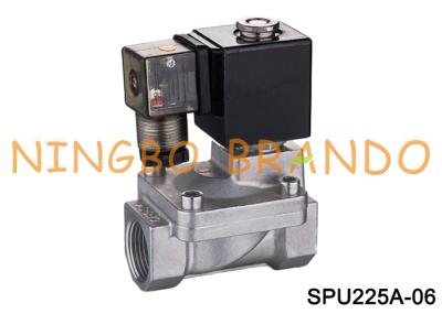 China 3/4'' SPU225A-06 Shako Type 2/2 Way Stainless Steel Solenoid Valve 220V for sale