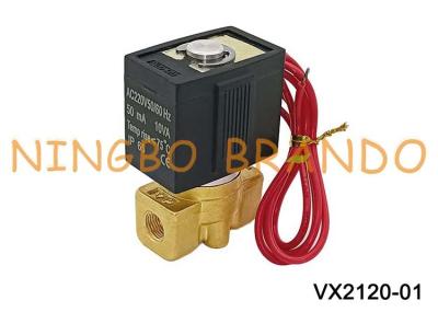 China SMC Type VX2120-01 Direct Operated 2 Way Solenoid Valve 1/8'' AC220V DC24V for sale