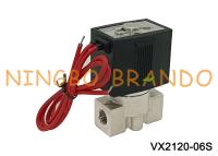 China SMC Type Vx2120 1/4'' 2/2 Way Stainless Steel Solenoid Valve 220V 24V for sale
