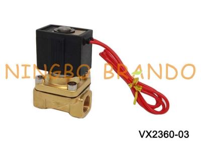 China SMC Type VX2360-03 3/8'' Brass Solenoid Valve AC220V AC110V DC24V for sale
