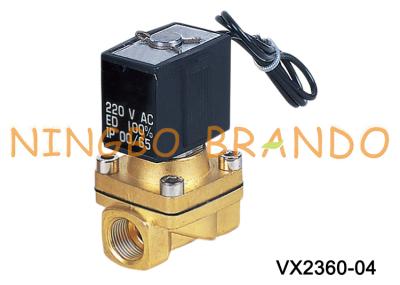 China VX2360-04 1/2'' SMC Type Brass Solenoid Valve for Water Air 220V 110V 24V for sale