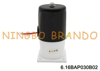 China 1/4'' PTFE Solenoid Valve For Acid Alkali Corrosion Resistance Isolation for sale