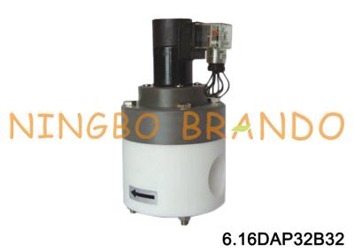 China 1-1/4'' PTFE Anti Corrosion Solenoid Valve for Acid Alkali Chemical for sale