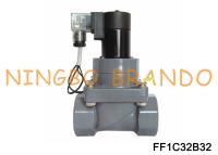 China 1-1/4'' CPVC Anti Corrosive Solenoid Valve For Chemical Acid Alkali 24V 110V 220V for sale