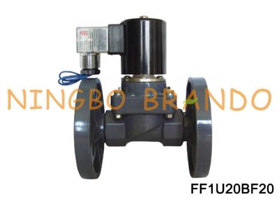 China 3/4'' Flanged Diaphragm Valve UPVC DN20 Anti-corrosive Valve for sale