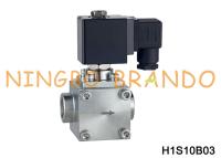 China 3/8'' 120 160 bar High Pressure Water Air Gas Stainless Steel 304 Solenoid Valve for sale