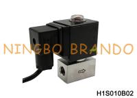 China 1/4'' Inch High Pressure Stainless Steel Solenoid Valve 200 bar 300 bar for sale