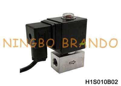 China 1/4'' Inch High Pressure Stainless Steel Solenoid Valve 200 bar 300 bar for sale