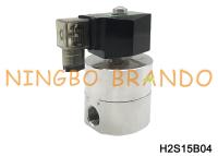 China 1/2'' Inch High Pressure Stainless Steel Solenoid Valve 200 bar AC220V for sale