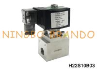 China 3/8'' High Pressure Solenoid Valve 200 bar AC220V AC110V DC24V for sale