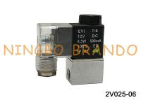 China Airtac Type 2V025-06 2 Way Solenoid Valve 1/8'' 12VDC DC 12V for sale