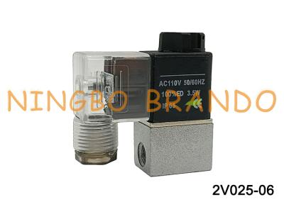 China Airtac Type 2V025-06 1/8'' Fluid control valve 2/2way 110VAC AC110V for sale