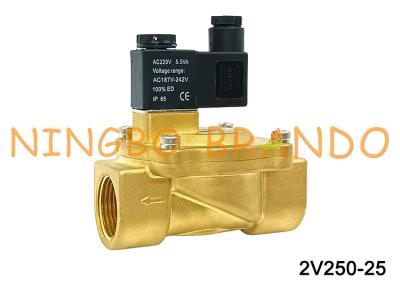 China Airtac Type 2V250-25 2 Way Solenoid Valve Air Valves AC220V 110V DC12V 24V for sale