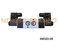 China 4M320-08 AC110V 2 Position 5 Way NAMUR Solenoid Valve 220VAC for sale