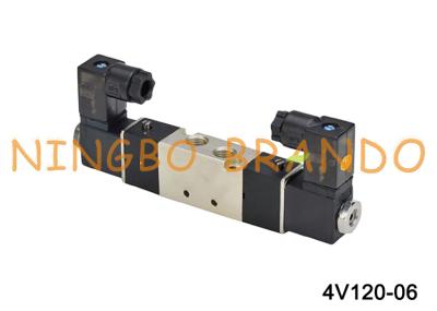 China Airtac Type 4V120-06 Solenoid Air Valve 5/2 Double Pneumatic Solenoid valve for sale