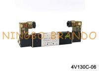 China Airtac Type 4V130C-06 Solenoid Air Valve 3 Position 5 Port 1/8'' Pneumatic Control Valve for sale