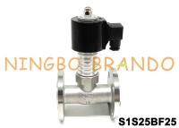 China DN25 Flange High Temperature Steam Stainless Steel Solenoid Valve for sale