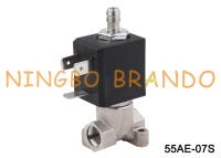 China 3-Way NC 1/8'' Stainless Steel Solenoid Valve for Espresso Coffee Machine for sale