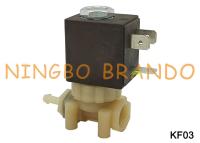 China Coffee Espresso Maker 1/8'' 2 Way Food Grade Safe PA66 Plastic Solenoid Valve DC24V KF03 for sale