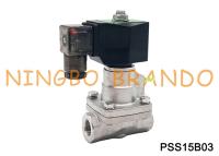 China 3/8'' 2 Way NC Stainless Steel High Temperature Solenoid for Steam Hot Water for sale
