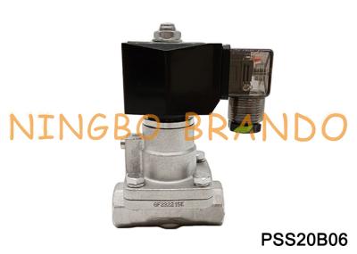 China 2 Way NC Stainless Steel SS304 Steam Solenoid Valve 3/8 Inch 24V 110V 220V for sale