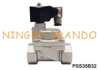 China 1-1/4'' Inch Steam Solenoid Valve 2/2 Way Pilot Perated High Temperature for sale