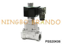 China 3/4'' Inch 2 Way Normally Opened Stainless Steel Steam Solenoid Valve 220V for sale