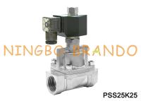 China 2 Way Normally Open 1'' Inch Steam Solenoid Valve Stainless Steel for sale