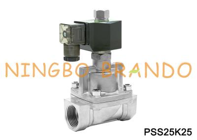 China 2 Way Normally Open 1'' Inch Steam Solenoid Valve Stainless Steel for sale