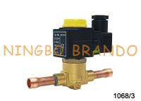 China Castel Type Solenoid Valve 3/8'' Solder 1068/3A7 Air Conditioning Freezer Solenoid Valve for sale