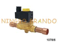 China Castel Type 1078/6A6 Refrigeration Solenoid Valve 3/4'' Inch 24V 110V 220V for sale