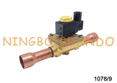 China Castel Type Solenoid Valve with coil HM2 230V 1078/9A6 1 1/8'' solder for sale