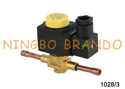 China Refrigeration Solenoid Valve Castel Type 1028/3 Solder 3/8'' 220V HM2 for sale
