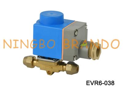 China Danfoss Type 3/8'' Solenoid Valve EVR6 3/8 in 10 mm Flare 032L8072 for sale