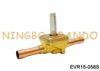 China EVR 15 5/8'' Solder Danfoss Type Solenoid Valve 032F1228 032L1228 for sale