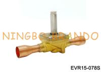 China Danfoss Type 032L1225 Solenoid Valve 7/8 in EVR 15 ODF NC for sale