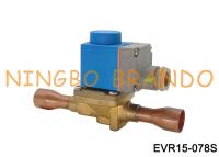 China Danfoss Type 032L1225 Solenoid Valve 7/8 in EVR 15 ODF NC for sale