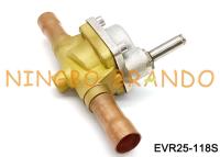 China Danfoss Type 032L2201 Solenoid Valve EVR 25 Solder ODF 1 1/8 in for sale