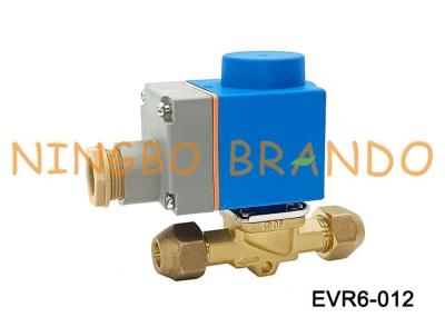China Solenoid valve Danfoss Type EVR 6 NC Flare 1/2'' SAE 220VAC for sale