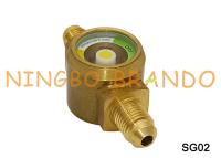 China Danfoss Type SG Sight Glasses SGN SGI 1/4'' 3/8'' Flare ext x ext for sale