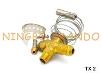 China Danfoss Type 068Z3206 TX2 Thermostatic Expansion Valve 3/8'' x 1/2'' Flare for sale